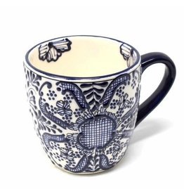 Large Mexican Mug - Indigo - Laadi Designs